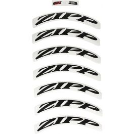 Zipp Wheel Decals 6 Piece Black